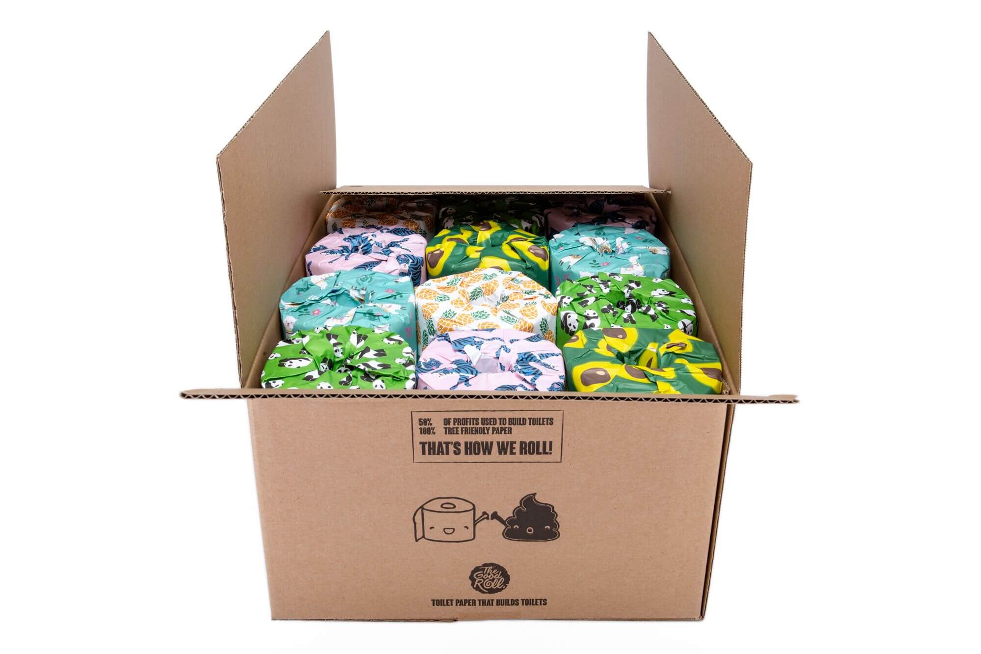 The Good Roll toiletpapier doos 24 stuks mét wikkels - Green-World.nl